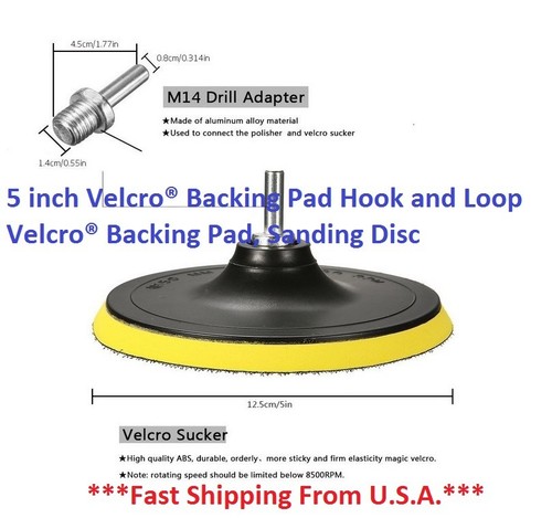 5 inch Backing Pad Hook and Loop Backing Pad, Sanding Disc | eBay