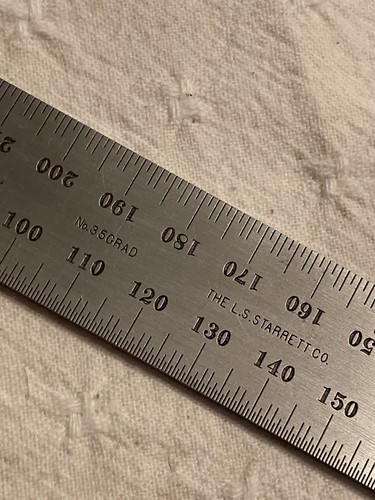 Starrett No.35 Grad 290 mm metric Hardened Scale Ruler | eBay