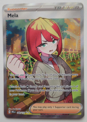 💥Mela 140/131 TRAINER FULLART S&V Prismatic Evolutions Pokemon TCG ...