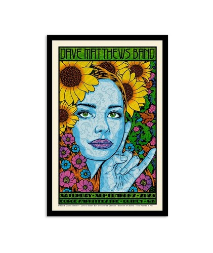 Dave Matthews Band Tour 2023 Gorge Amphitheatre Poster | eBay