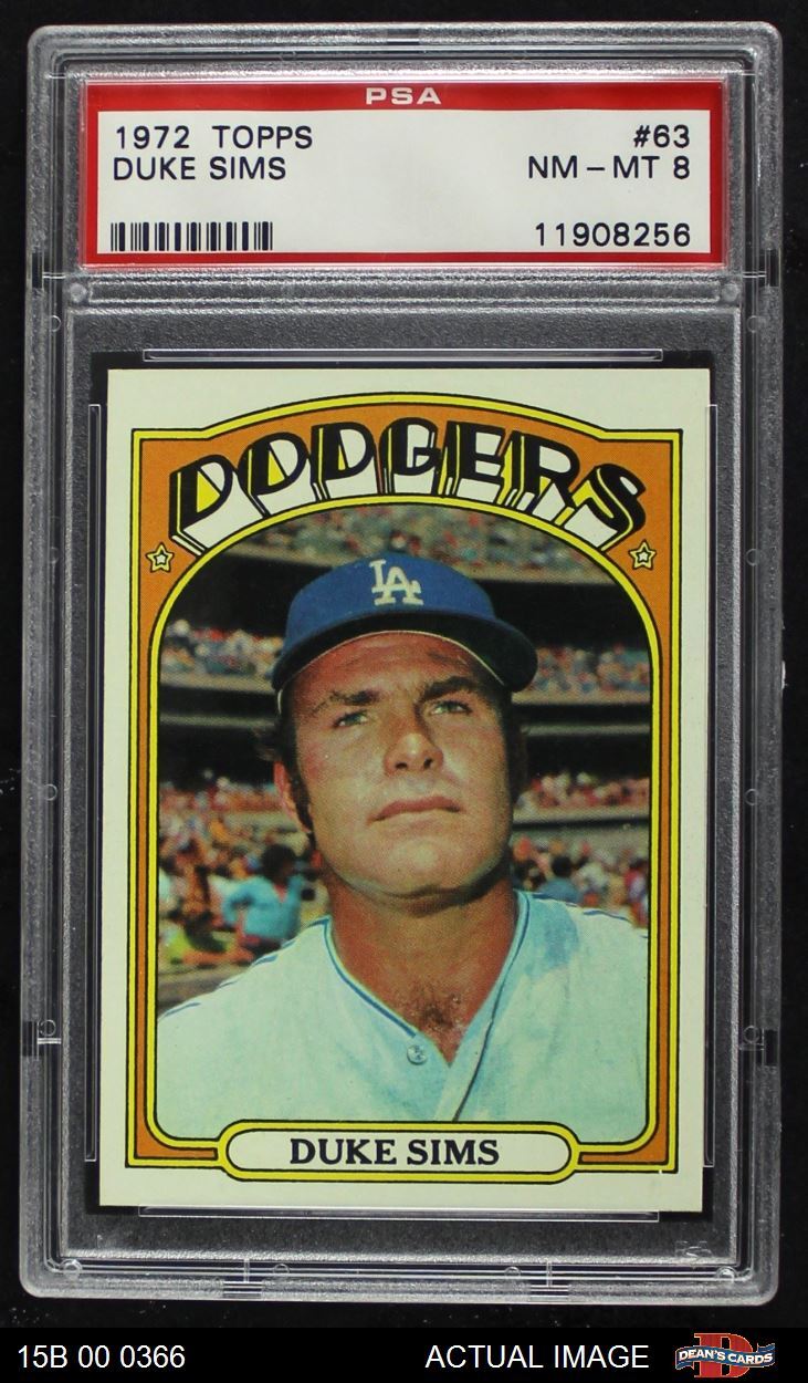 1972 Topps - #63 Duke Sims for sale online | eBay