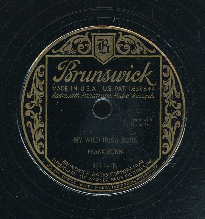 78tk-vocal-BRUNSWICK 3711-Frank Munn-(That tumble down shack/My wild ...