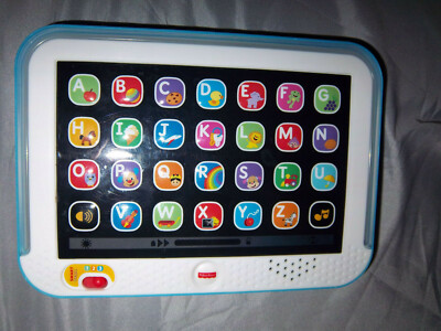2014 Fisher Price Alphabet Toddler Tablet Educational Learning 7.5"x5.5 ...
