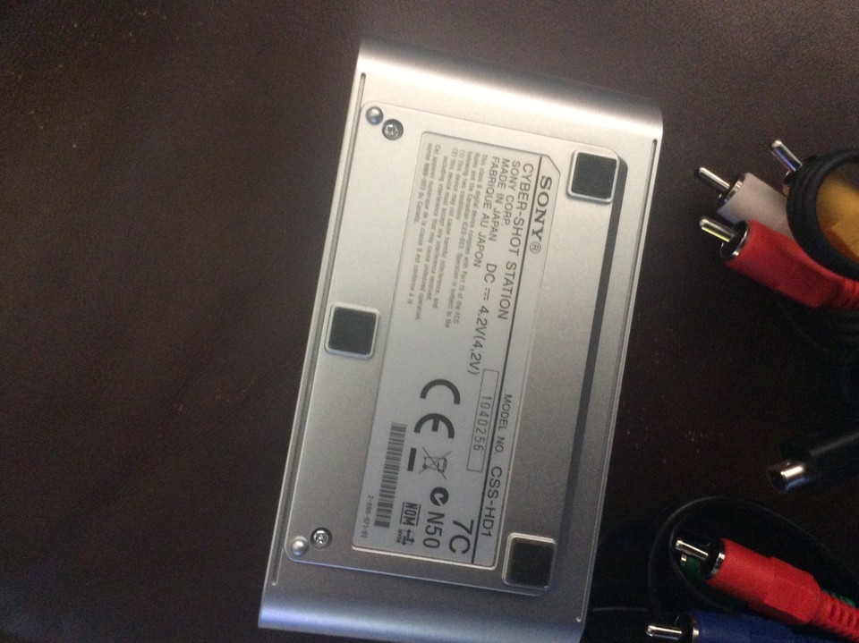 Sony CSS-HD1 Cyber-shot Station Digital Camera Docking Station With Av ...