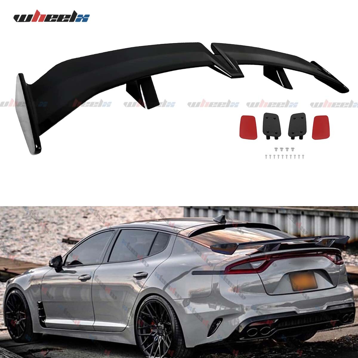 For Kia Stinger GT GT2 55'' Rear Trunk Spoiler Wing Racing Pro Style ...