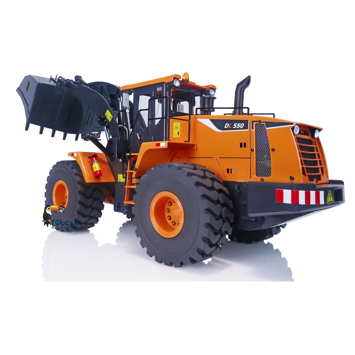 1/14 XDRC Metal Hydraulic RC Loader 980L RTR Truck Model W/ Light Sound ...