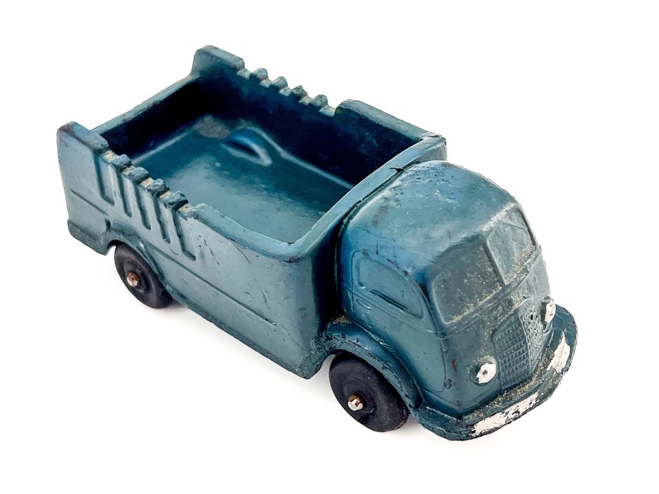 Vtg Auburn Rubber Toy Truck Blue Orig Paint 1937 International COE Man ...
