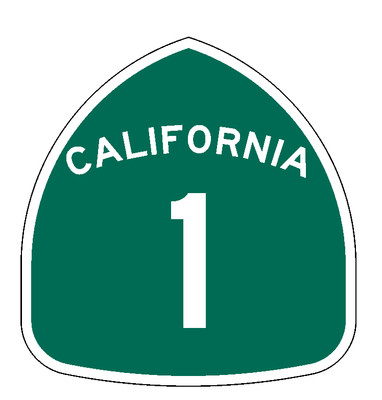 California State Route 1 Sticker Decal R987 Highway Sign Road Sign | eBay