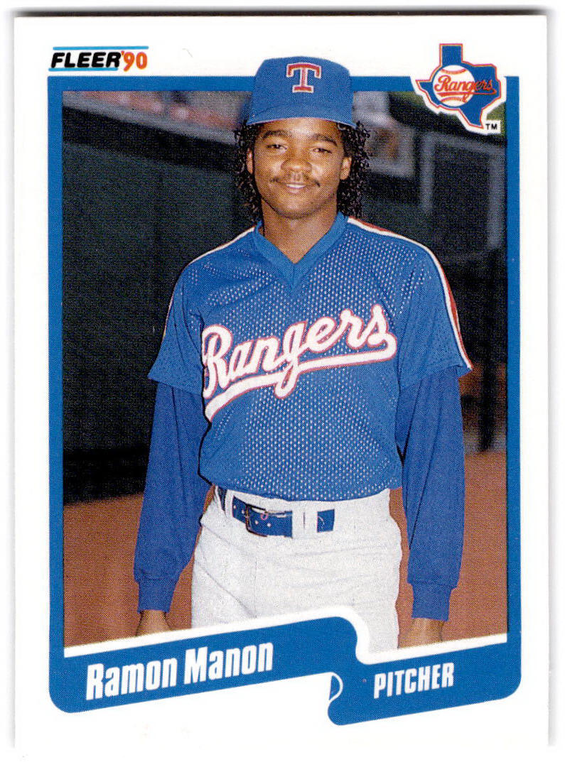 Ramon Manon 1990 Fleer Update #U-124 RC Texas Rangers Rookie | eBay