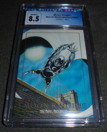 1992 Marvel Masterpieces MOON KNIGHT CGC 8.5 #51 | eBay