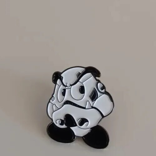 "StormTrooper Goomba" Super Mario Bros / StarWars Enamel Metal Pin ...