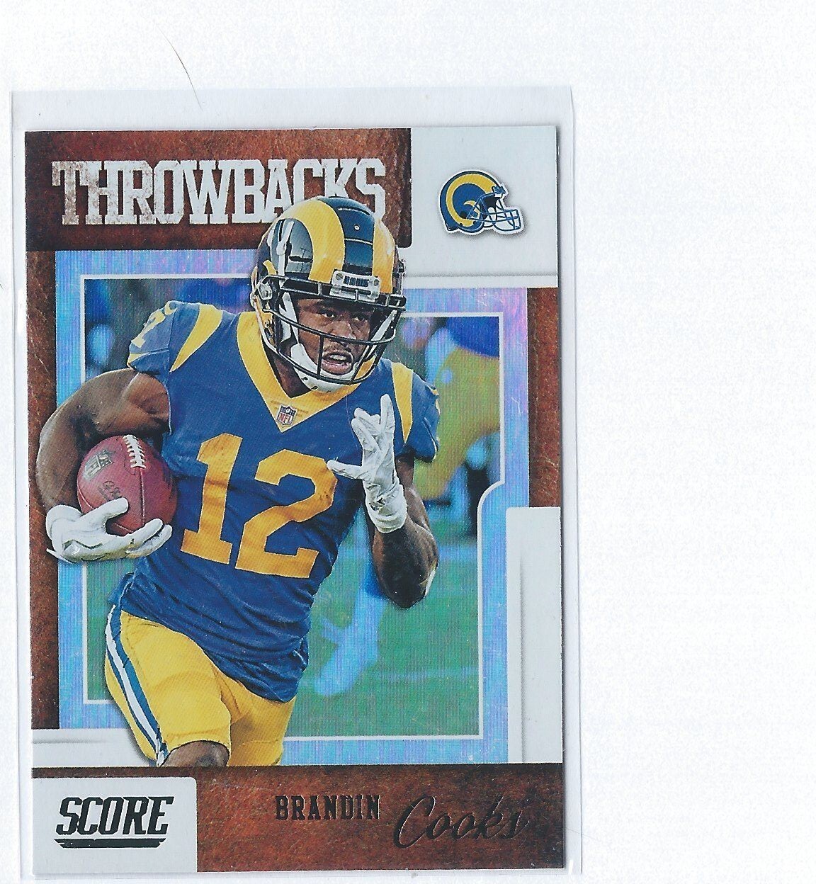 2019 Brandon Cooks SCORE Card Throwbacks Holo St Louis Rams | eBay