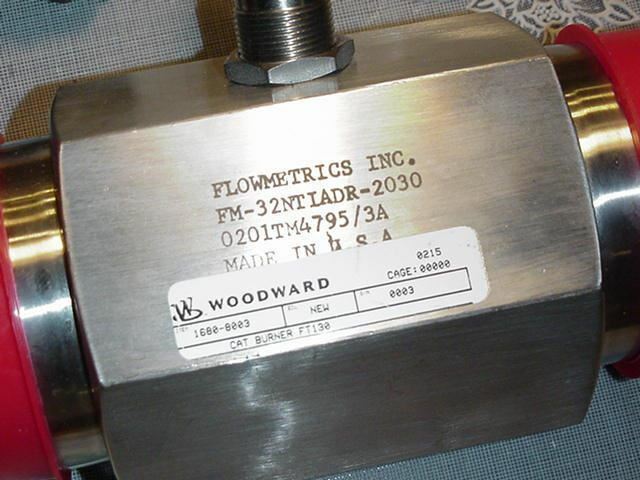 FlowMetrics FlowMeter FM-32NTIADR-2030 SS WoodWard 1680-8003 ...