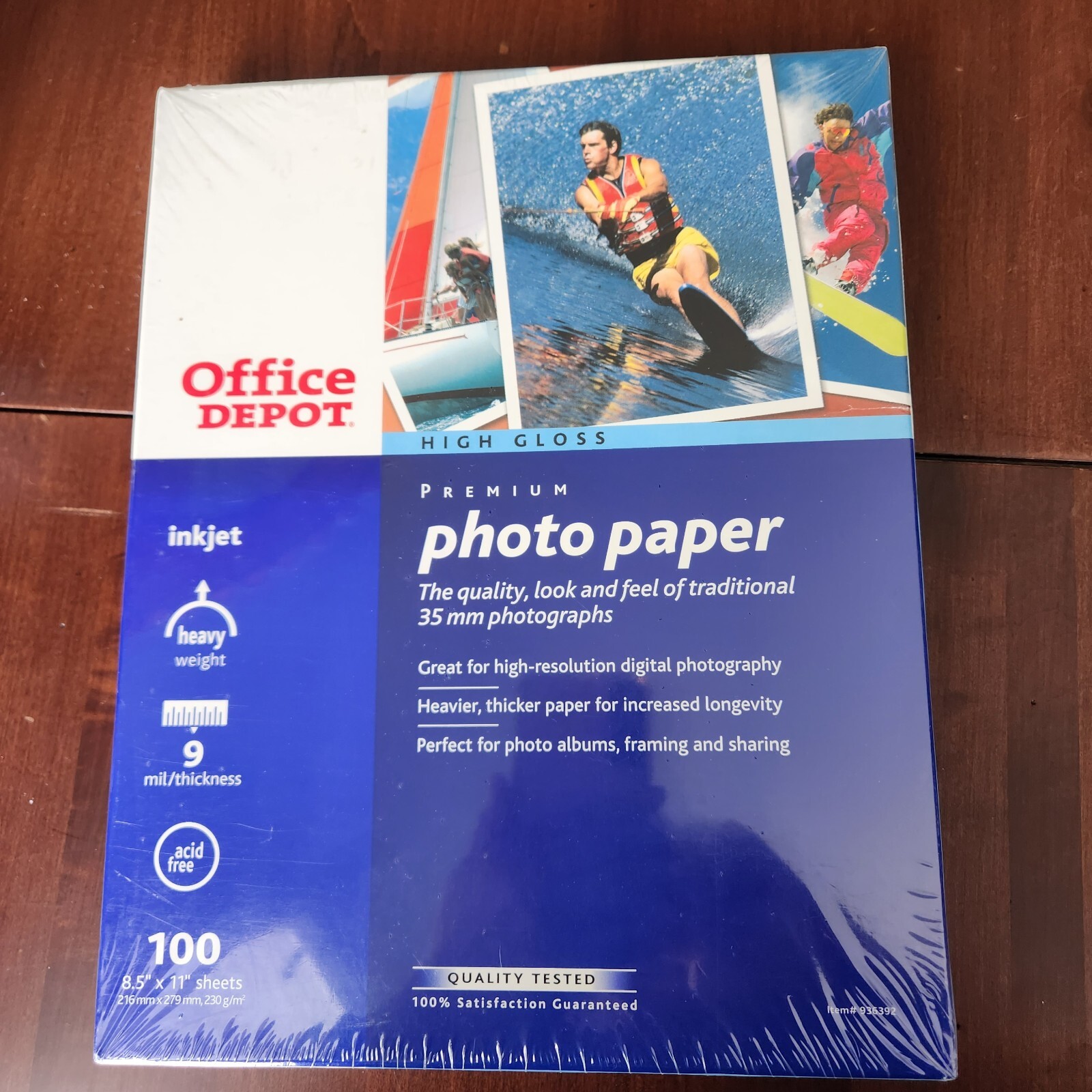 5 Office DEPOT Premium Photo Paper High Gloss 100 Sheet 4" X 6" for ...