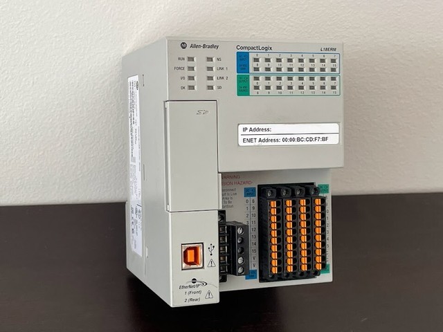 ALLEN-BRADLEY 1769-L18ERM-BB1B CompactLogix .5MB EtherNet Controller ...