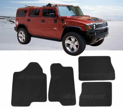 4 Pcs OE Black Trim Front Rear Nylon Carpets Floor Mats For 03-09 ...