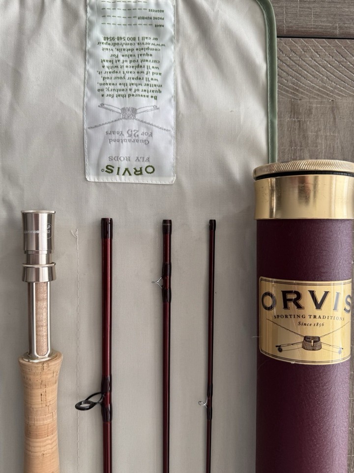 New Unused Orvis Zero Gravity Mid-Flex 9’ 4wt 4pc Fly Rod w/Original ...