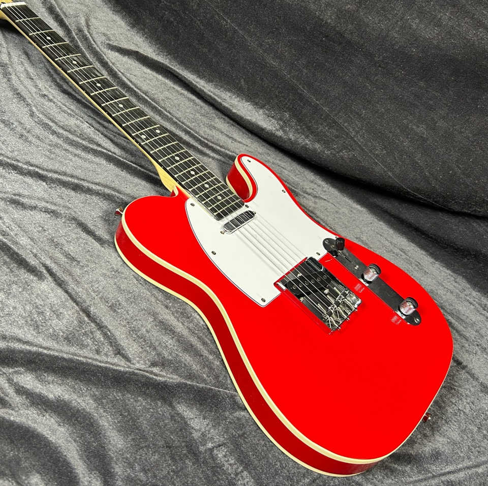 Tele Electric Guitar Red Color Mahogany Body Rosewood Fretboard Double ...
