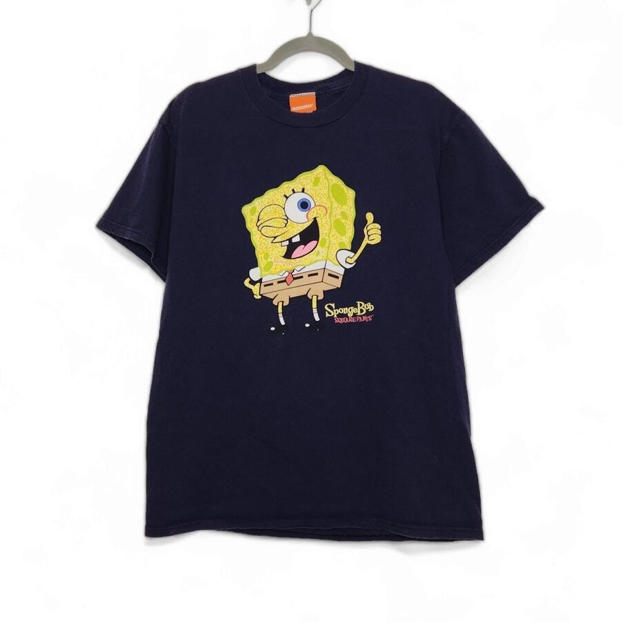 Vintage Spongebob Squarepants Nickelodeon Large Shirt… - Gem