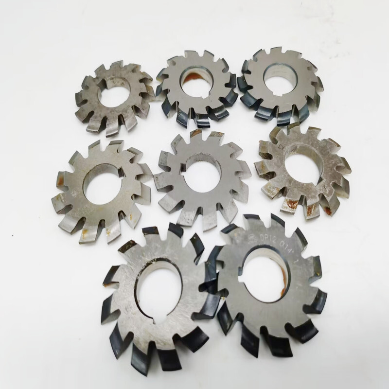 8PCS HSS PA14-1/2 Involute Gear Cutter DP8 DP18 DP14 DP16 DP20 DP22 ...