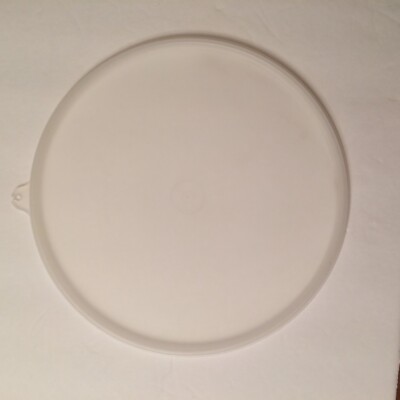 Tupperware Replacement Lid #229-4 Y tab White Round 8" EUC | eBay