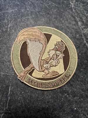 Black Ops Military Morale Tactical Patch Velkro Secret Squirrel Army ...