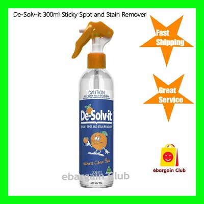 De-Solv-it 300ml Sticky Spot and Stain Remover Australian Made eBC ...