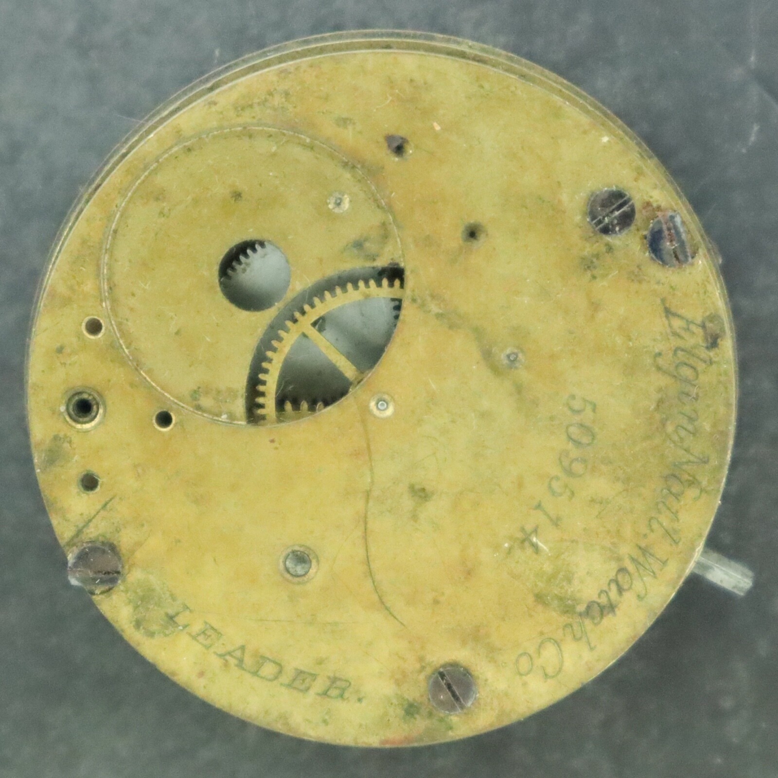 Antique 17 Size Elgin Leader Hunter Pocket Watch Movement Grade 11 for ...