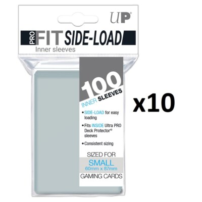 1000 Ultra PRO Small / Japanese Pro-Fit Side-Load Inner Card Sleeves ...