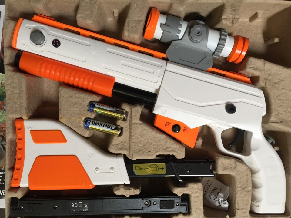 Cabela's Big Game Hunter 2012 PS3 Elite Rifle Gun - WHITE BOX NO GAME ...