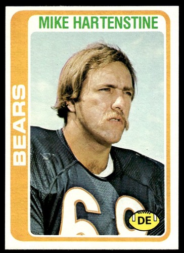 1978 TOPPS MIKE HARTENSTINE K CHICAGO BEARS #72 | eBay