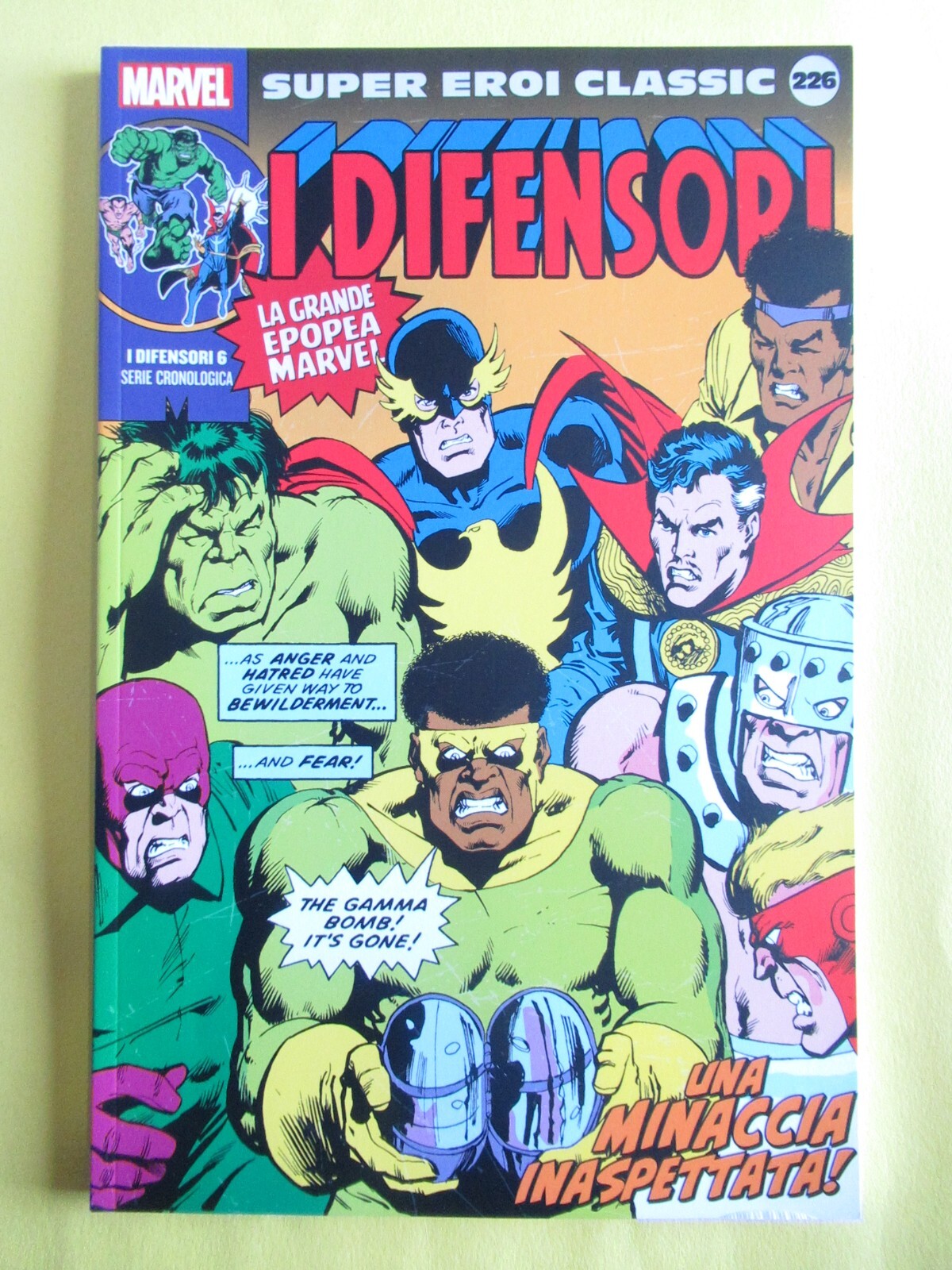 SUPER EROI CLASSIC # 226 I DIFENSORI # 6 SERIE CRONOLOGICA MARVEL SEC ...