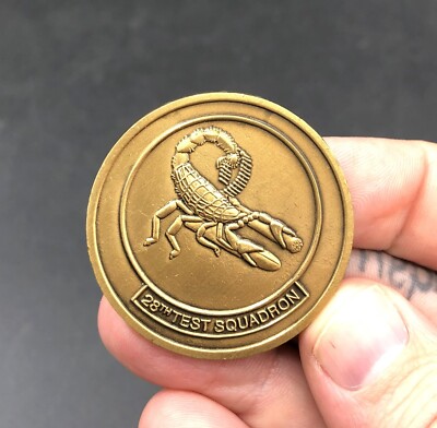 USAF 28th Test Squadron Challenge Coin/Token | eBay