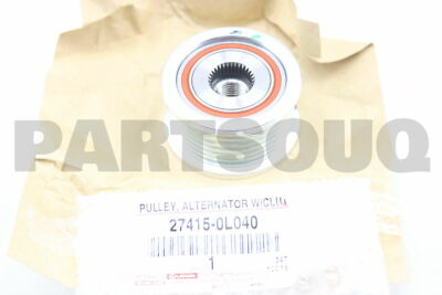 274150L040 Genuine Toyota PULLEY, ALTERNATOR W/CLUTCH 27415-0L040 | eBay