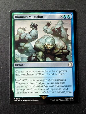 BIOMASS MUTATION #212 MTG Fallout | eBay