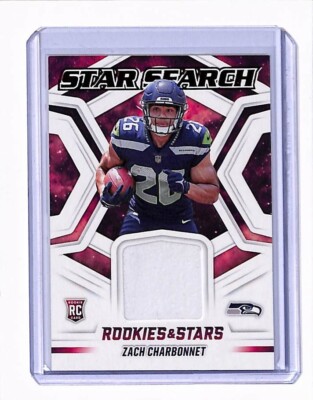 2023 Rookies & Stars Zach Charbonnet Patch RC Star Search Seattle ...