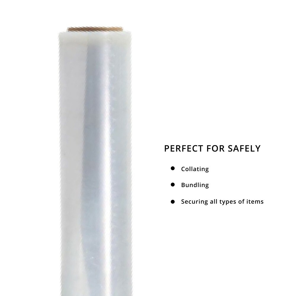 Mini Stretch Packing Wrap with Handle 5" x 1000' Roll - 80 Gauge Thick ...