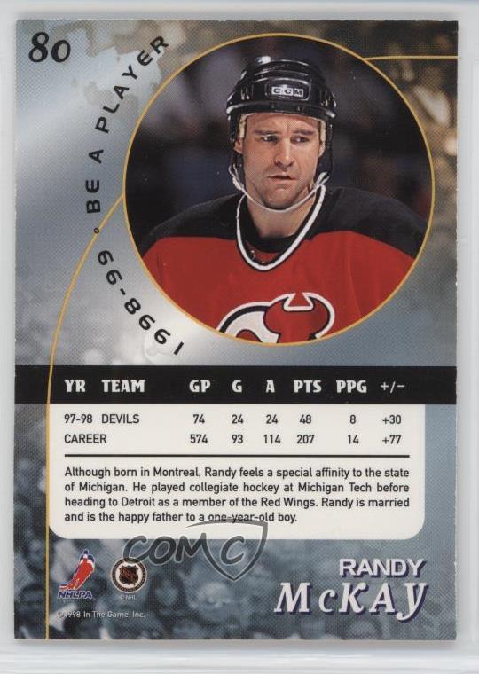 1998-99 In the Game Be A Player - Gold #80 Randy McKay for sale online ...