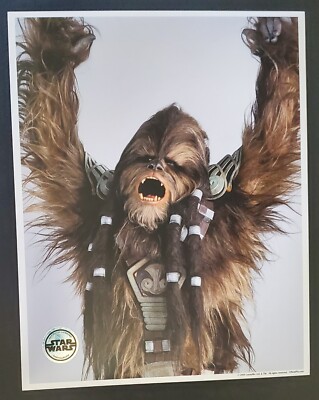 official pix TARFFUL licensed photo WOOKIEE ROAR star wars 2005 ...