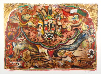 ALEJANDRO COLUNGA Mexican Art Master Original Hand-Signed Limited ...