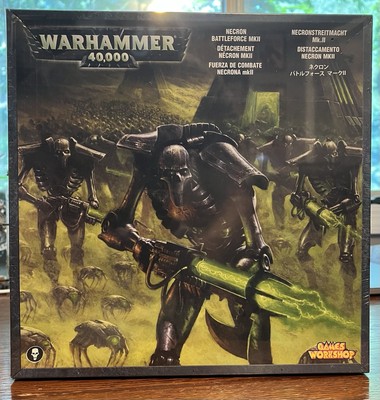 Warhammer 40k Necron Battle Force (2002) Sealed NIB OOP Vintage 28 ...