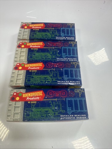 Roundhouse HO Scale Lot of 4 Overton Combine & Baggage, Coach ...