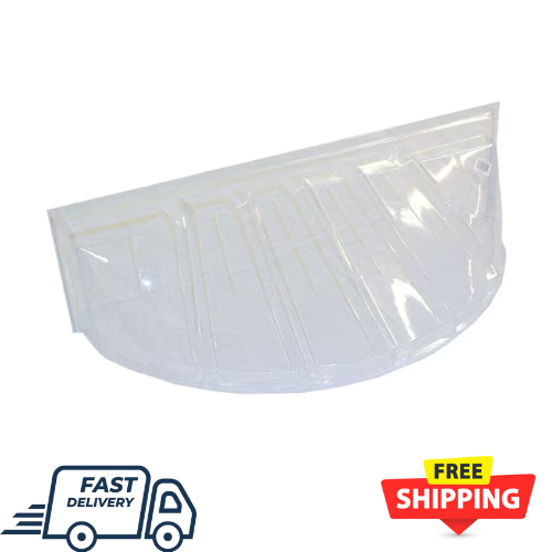Window Well Cover Plastic Heavy-Duty Clear 19x15 in Basement Protector ...
