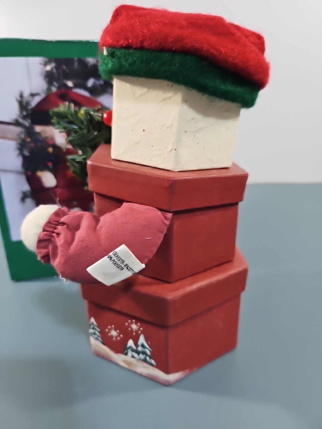 Santa Shaped Stackable Christmas Boxes Decorative Gift Boxes All 4 ...