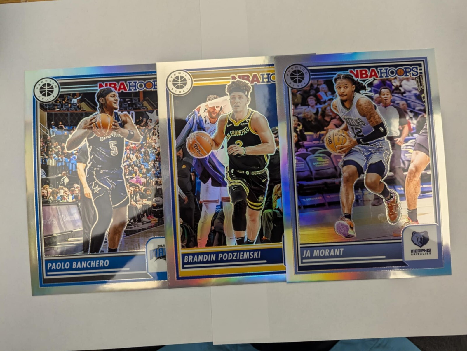 2023-24 Premium Stock Oversize Topper Cards 5x7 LOT of 11 CURRY 5 RC 3 ...