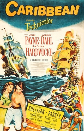 Caribbean - 1952 - Movie Poster Magnet | eBay