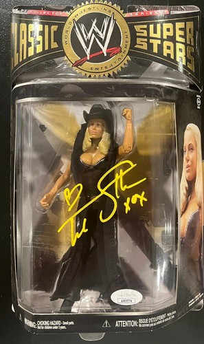 Trish Stratus Autographed WWE Classic Superstars action figure JSA COA ...