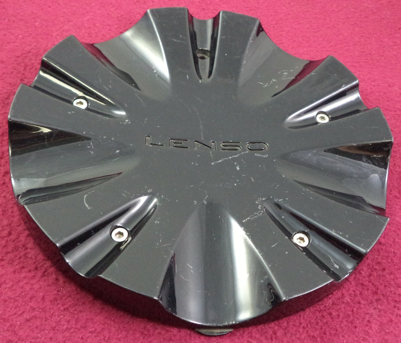 Lenso Wheels Gloss Black Custom Wheel Center Cap # DC-0131 (1) | eBay