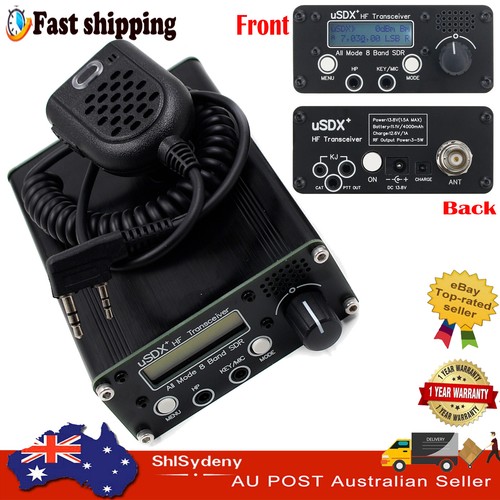 USDX+ HF Transceiver HF Ham Radio QRP CW Transceiver 3W-5W All Mode 8 ...