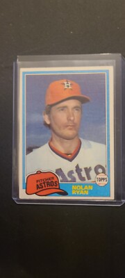 1981 Topps #240 Nolan Ryan Houston Astros Texas Rangers Hall of Fame | eBay